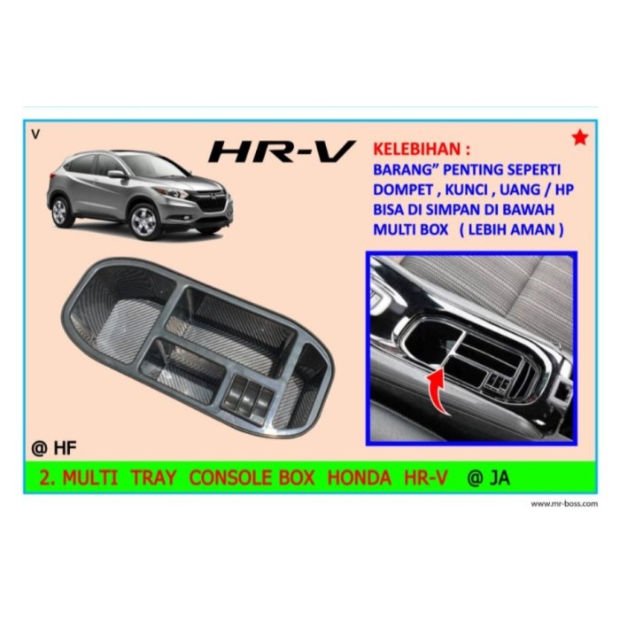 Jual Multi tray console box Honda HRV | Shopee Indonesia