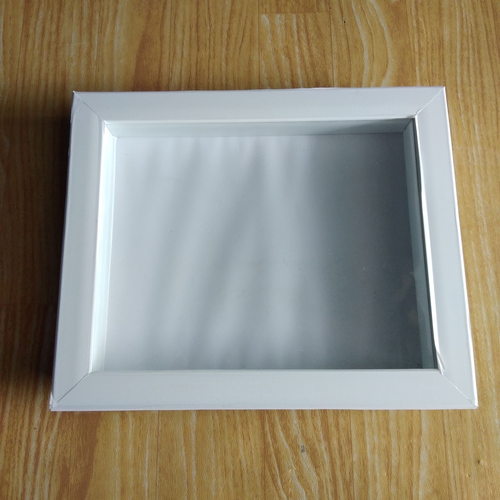 Jual Pigura Frame Putih Fiber 3D Ukuran 30 x 25 (Ukuran dalam 25 x 20 ...