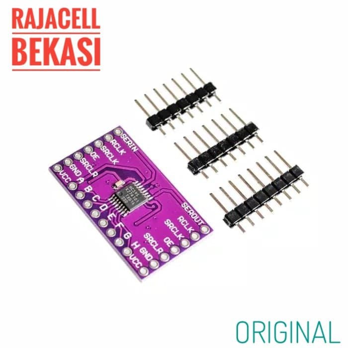 Jual CJMCU-595 74HC595 Shift Register Module 8 Channel 8bit Segment Driver | Shopee Indonesia
