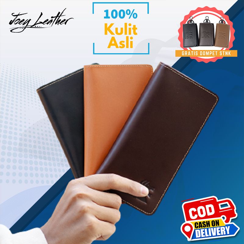 Jual Dompet Dimpet Domper Domeot Donpet Panjang Kulit Asli Pria Cowok ...