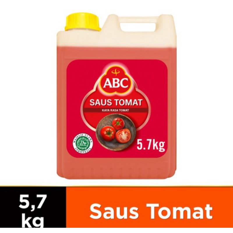 Jual Abc Saos Tomat Jerigen 5.5 Kg | Shopee Indonesia