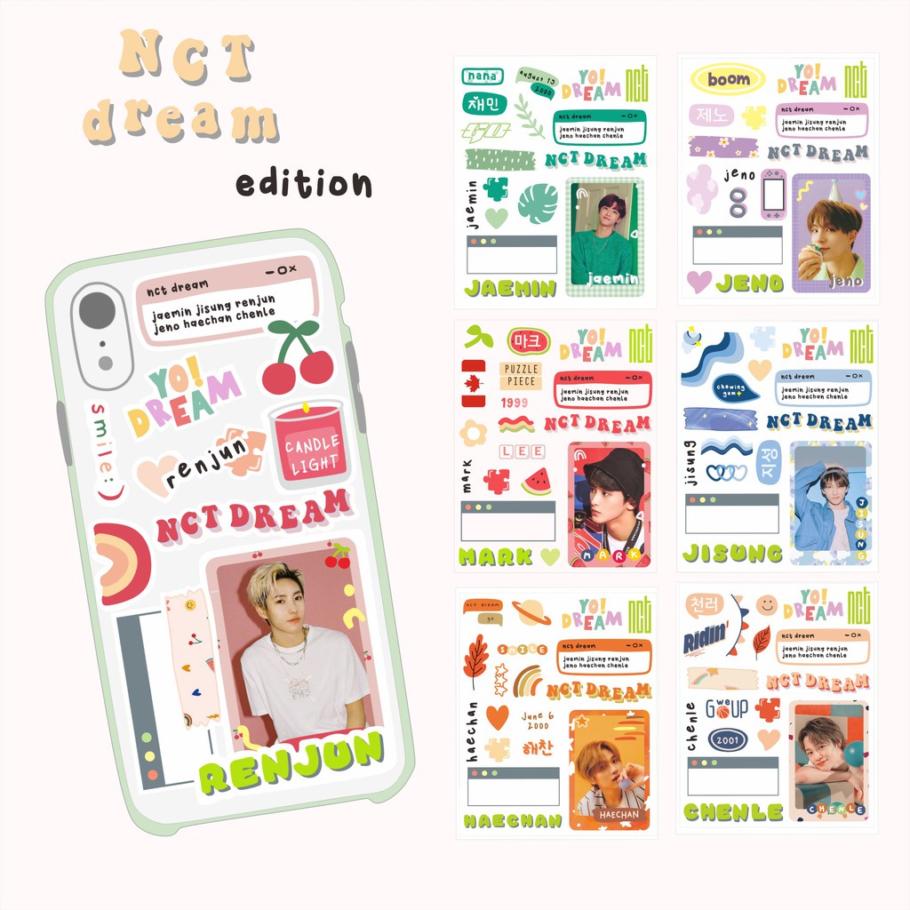 Jual stiker kpop motif dream tumblr vinyl waterproof untuk hp lettering | Shopee Indonesia