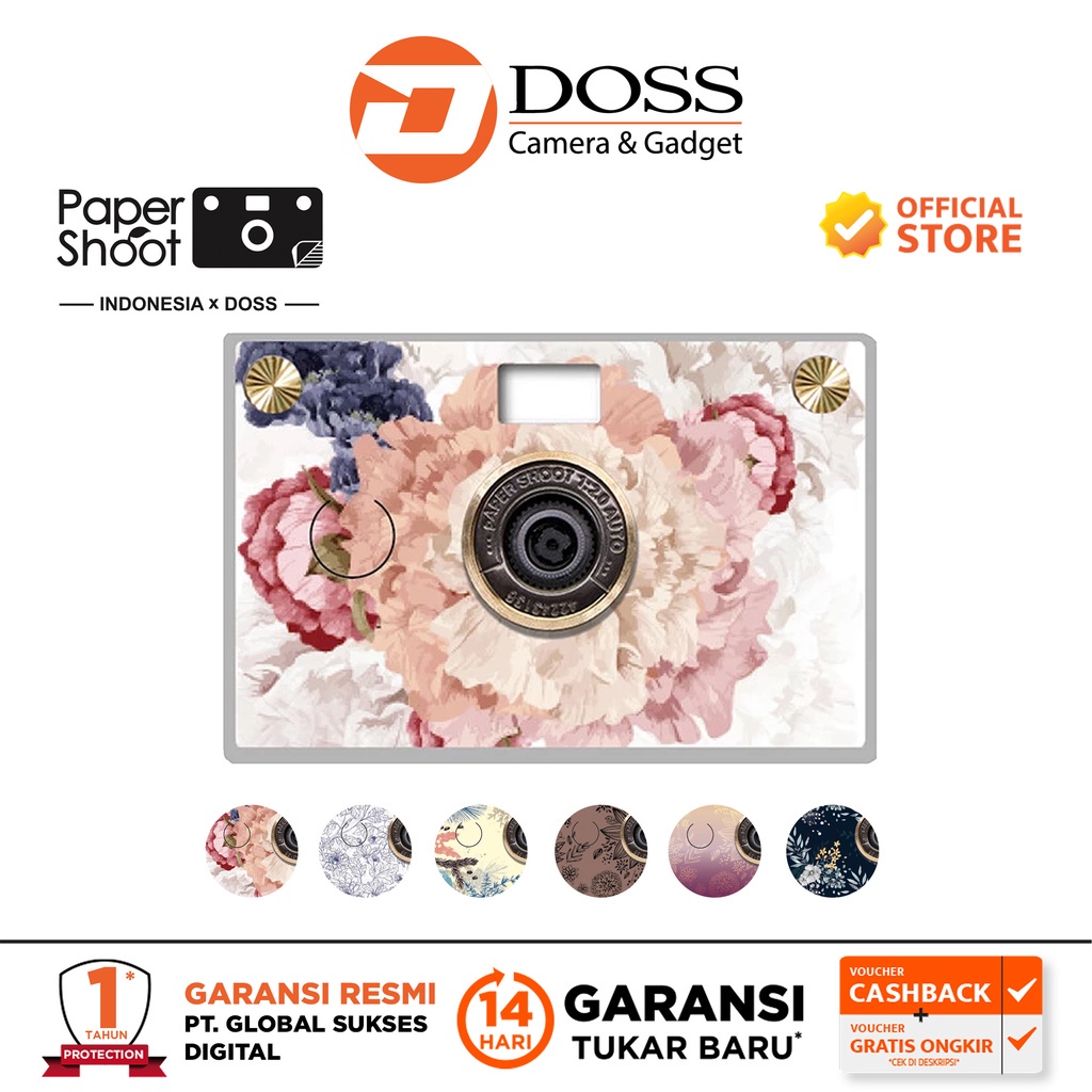 Jual Paper Shoot Paper Camera Summer Bloom Series | Shopee Indonesia