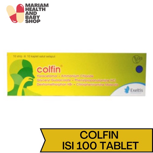 Jual COLFIN BOX ISI 100 TABLET | OBAT FLU | PILEK | HIDUNG TERSUMBAT ...