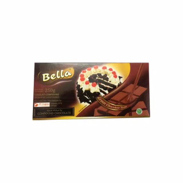 Jual Bella chocholate dark coklat compound 250gr(coklat batang ...