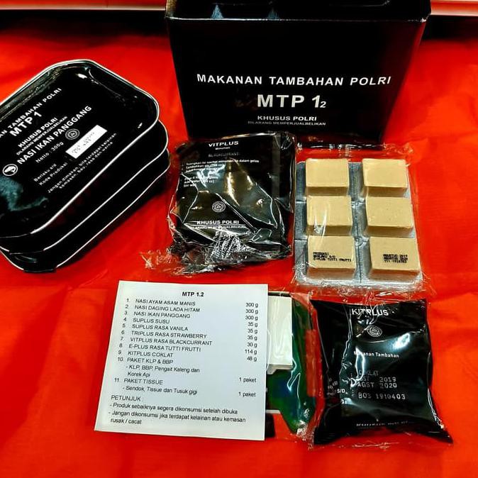 Jual Ransum MTP1⁴ makanan tambahan polri nasi kaleng nasi siap saji ...