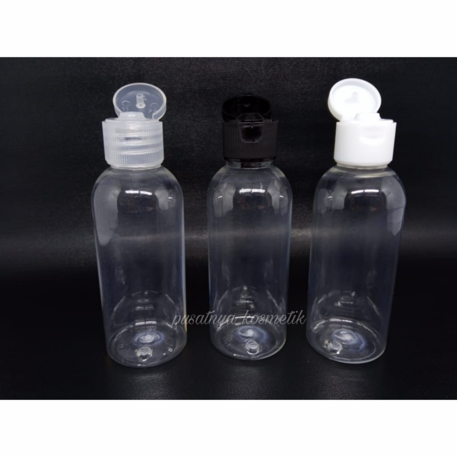 Jual Botol Fliptop PET 60ml Clear Premium Tutup Fliptop Serbaguna - Clear | Shopee Indonesia