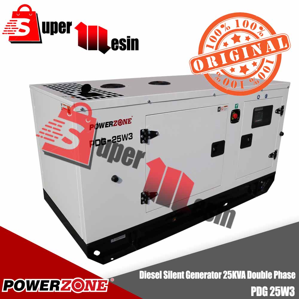 Jual Diesel Silent Generator genset 25KVA double phase 1 dan 3 phase | Shopee Indonesia