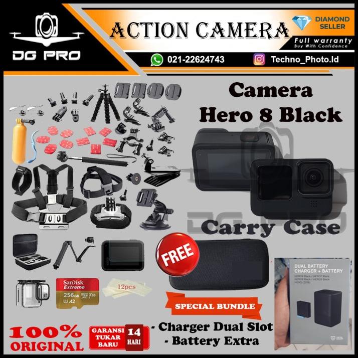 Jual Gopro Hero 7 Black Edition Bonus 6 Item - Go Pro Hero7 4K 60Fps & Wifi | Shopee Indonesia