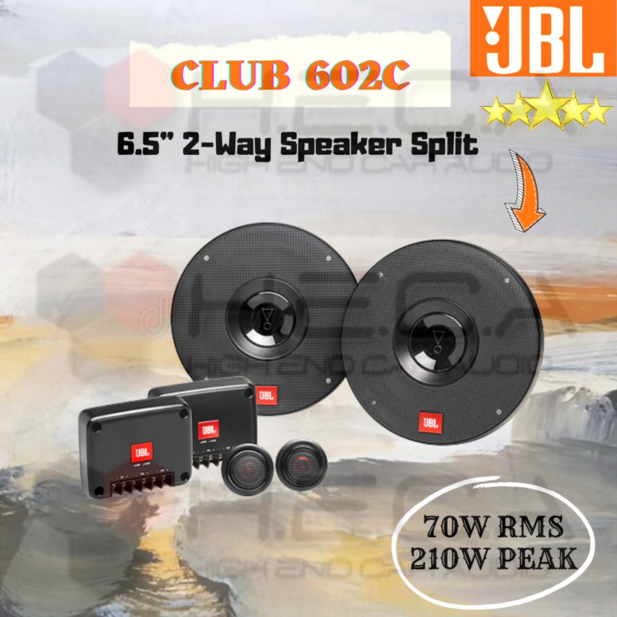 Jual JBL CLUB 602C Speaker Split 6.5" inch 2-Way Pintu Mobil Component Set | Shopee Indonesia