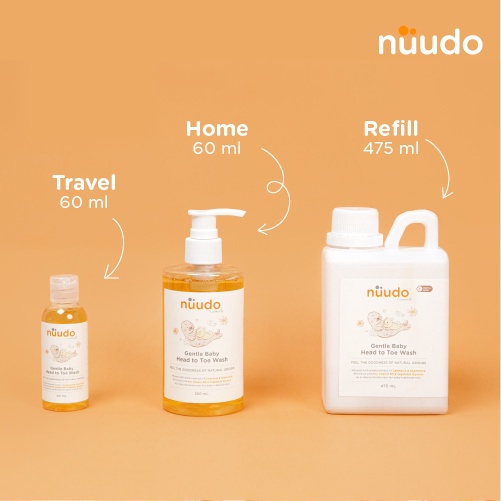 Jual NUUDO - NUUDO GENTLE BABY HEAD TO TOE WASH BY PURECO SABUN MANDI ...