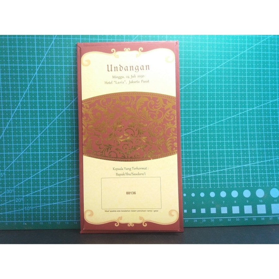 Jual Undangan Blangko ERBA 88136 Free Plastik + file setting | Shopee ...