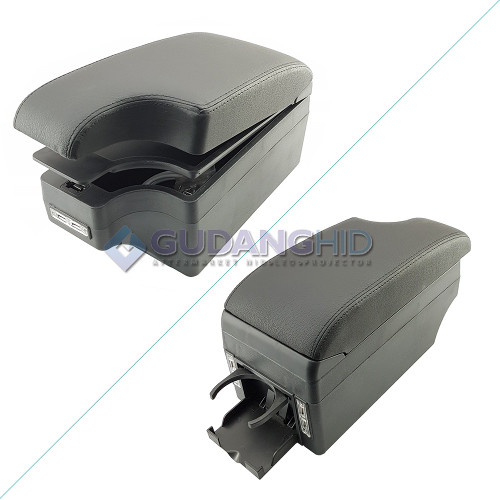 Jual Armrest Mobil Khusus Honda Brio Mobilio BRV 7 USB Port Charger ...