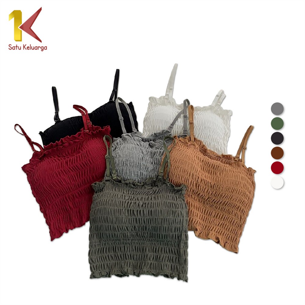 Jual Satu Keluarga Bra Kemben P107 Tank Top Crop Top Bra Korean Style ...