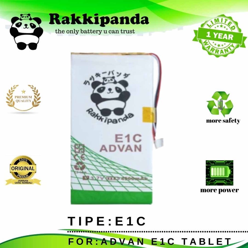 Jual RakkiPanda - Advan tablet / Tab E1C Batre Batrai Baterai | Shopee ...