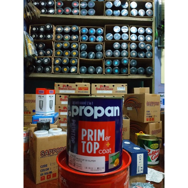 Jual (Harga Promo) PROPAN PRIMTOP CAT ANTI KARAT 2 IN 1 1KG | Shopee ...