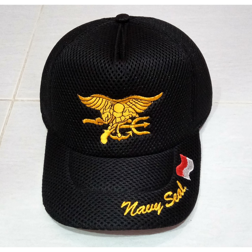 Jual TOPI NAVY SEAL - NAVY SEAL - BAHAN JARING | Shopee Indonesia