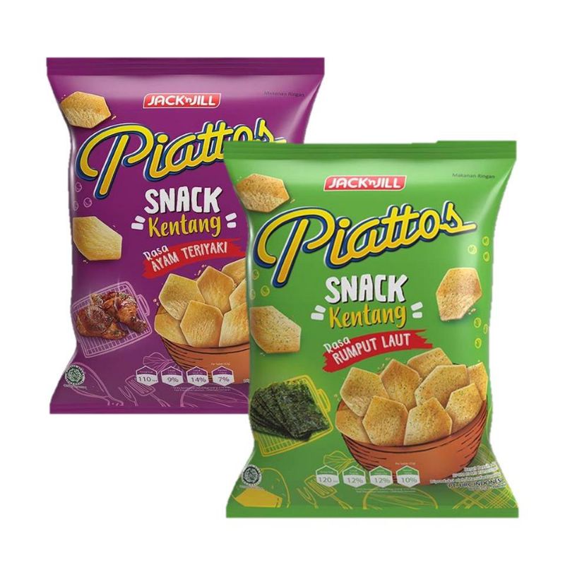 Jual PIATTOS snack kentang 68gr lengkap varian rasa | Shopee Indonesia