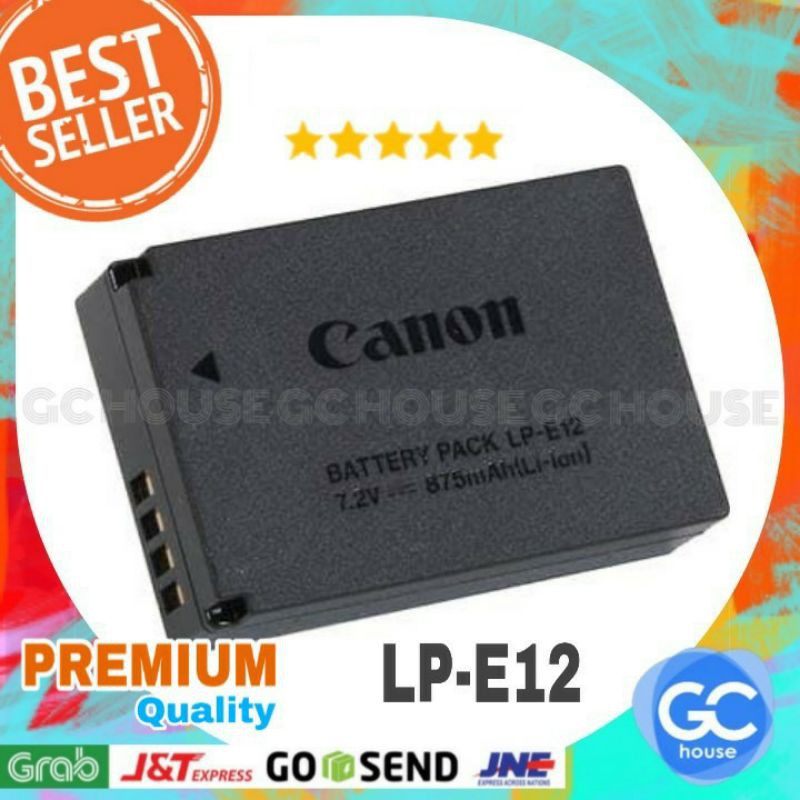 Jual Baterai LP-E12 battery LPE12 for Camera Canon EOS M M2 M10 M50 M100 100D | Shopee Indonesia