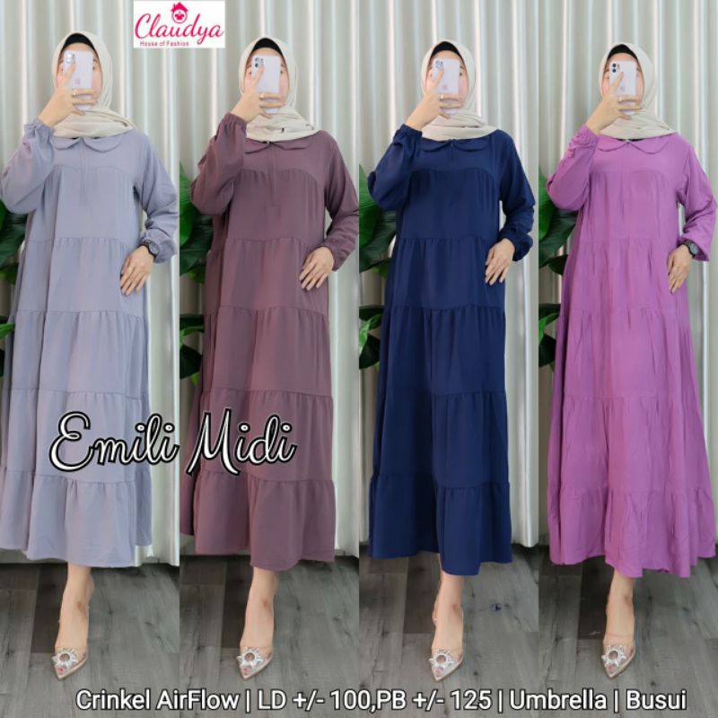 Jual EMILI MIDI • ORI BY CLAUDYA (BISA COD) | Shopee Indonesia