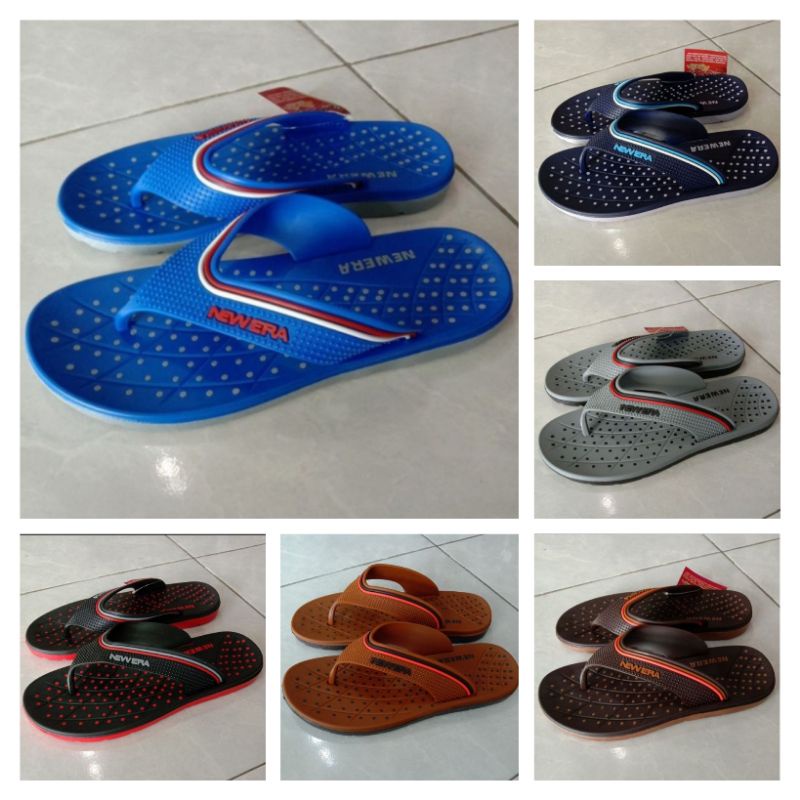 Jual Sandal Jepit Flip Flop Jelly Karet Pria New Era MB 6031 39-43 (JL) | Shopee Indonesia