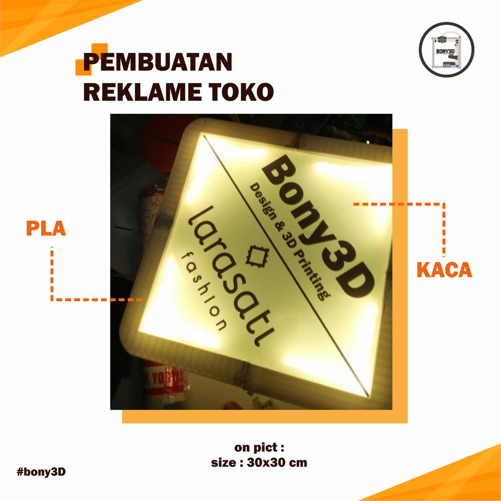 Jual Papan Iklan / Reklame Mini - Ukuran 30cm x 30cm | Shopee Indonesia