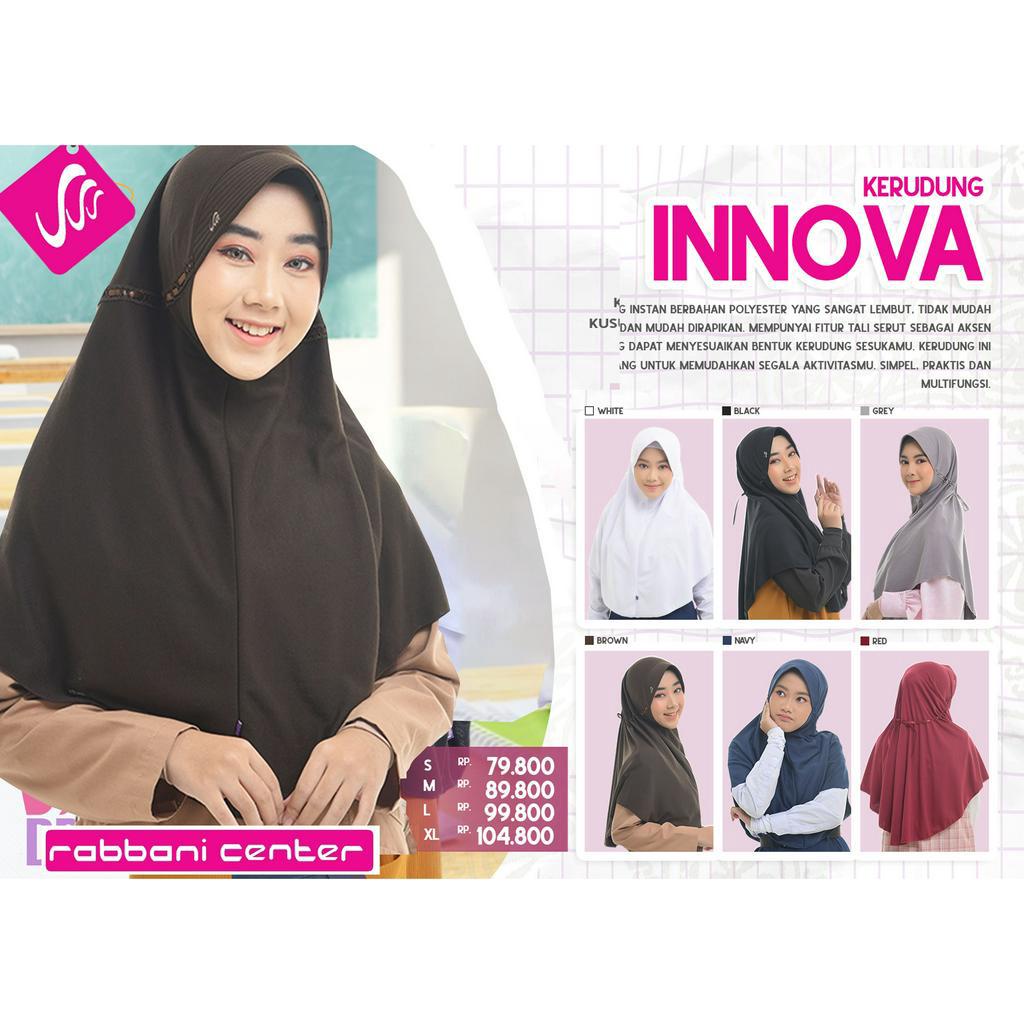 Jual innova size M kerudung rabbani ori jilbab rabbani jilbab sekolah rabbani pita luar ASLI ...