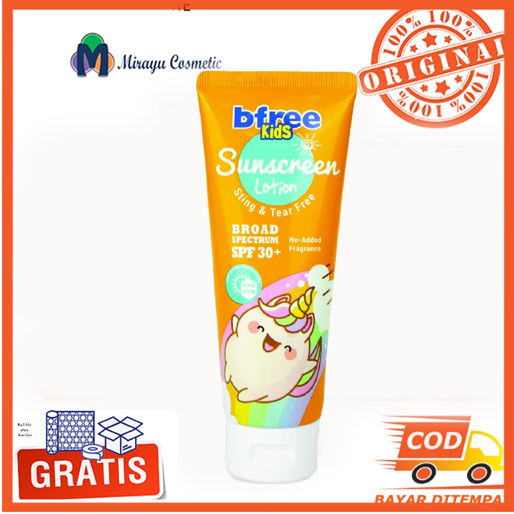 Jual Bfree Kids Sunscreen lotion SPF 30+ 100ml untuk anak | Shopee ...