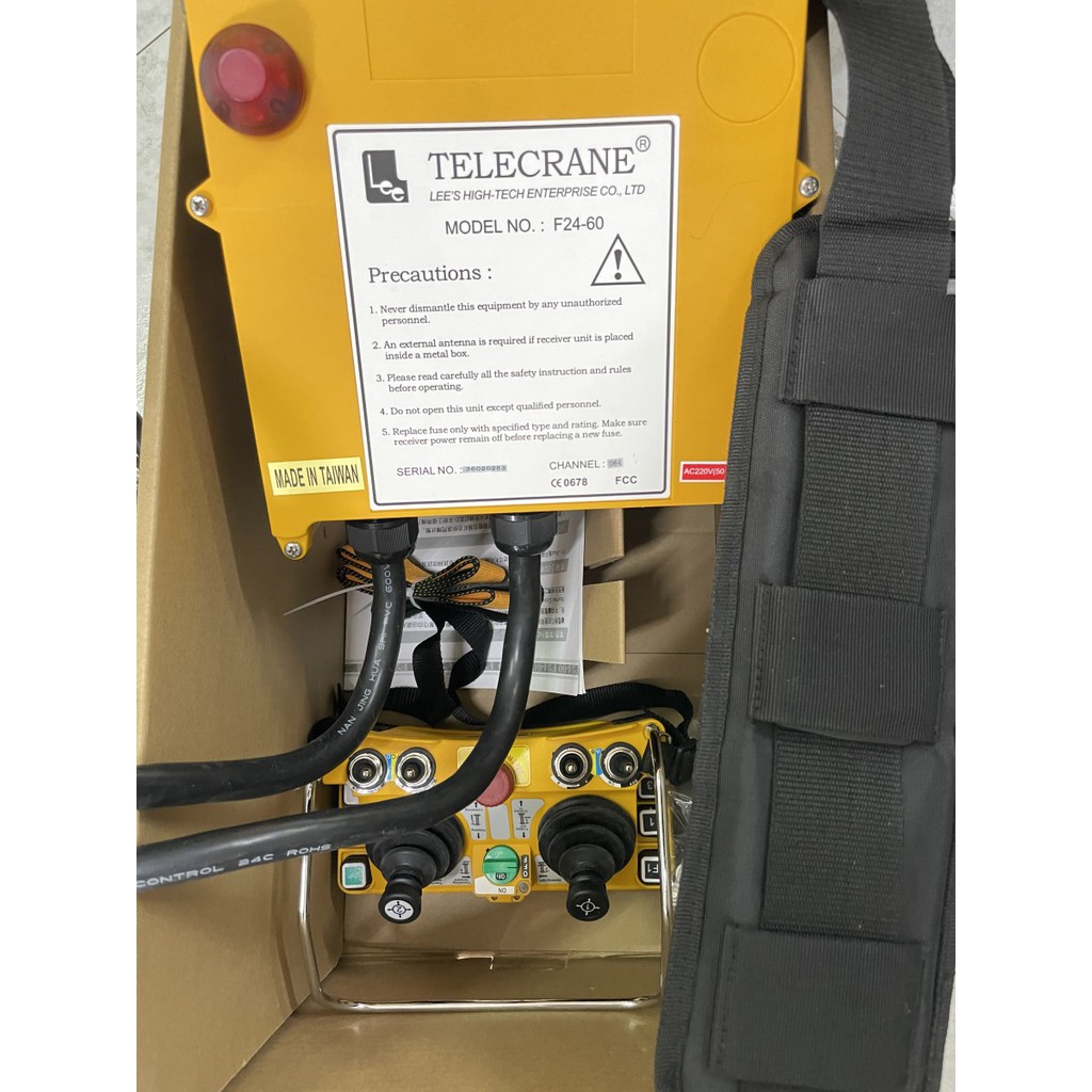Jual Telecrane F24-60 Remote Wireless Industrial Hoist Crane Push ...