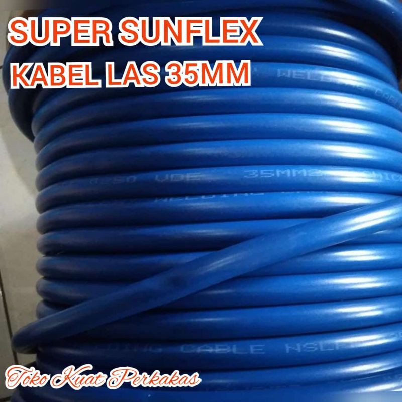 Jual Kabel Las 35MM SUPER SUNFLEX full tembaga | Shopee Indonesia