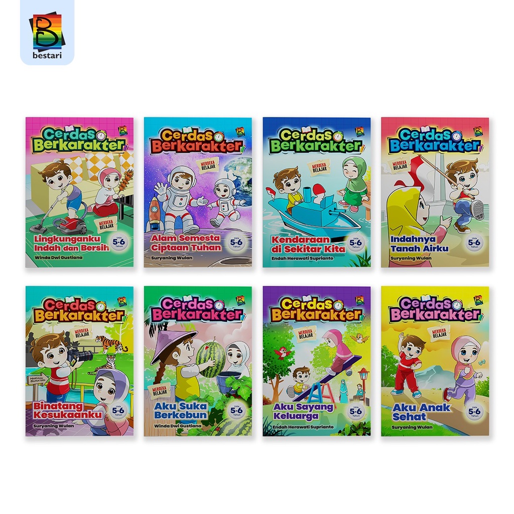 Jual Buku TK/PAUD Kurikulum Merdeka Belajar - Paket Cerdas Berkarakter - 4-5 Tahun & 5-6 Tahun ...