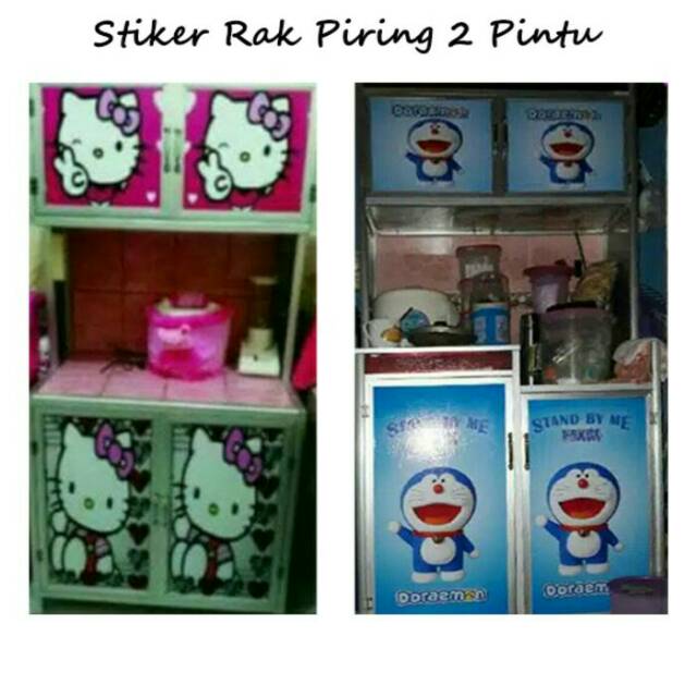 Jual Wallpaper Rak Piring 2 Pintu | Shopee Indonesia