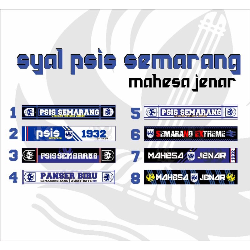 Jual Syal Psis Semarang Edisi 2022 Mahesa Jenar Scarf Premium BONUS ...