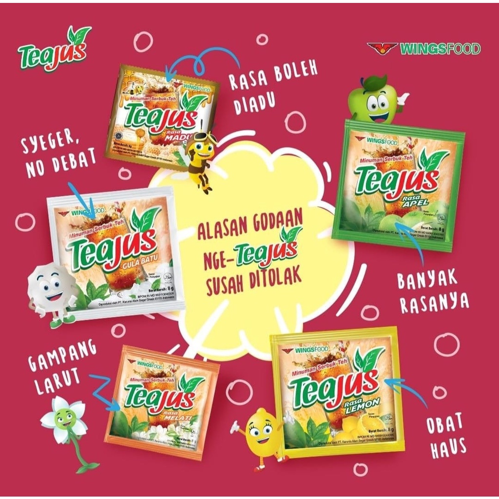 Jual Tea Jus Renceng Semua Rasa | Shopee Indonesia