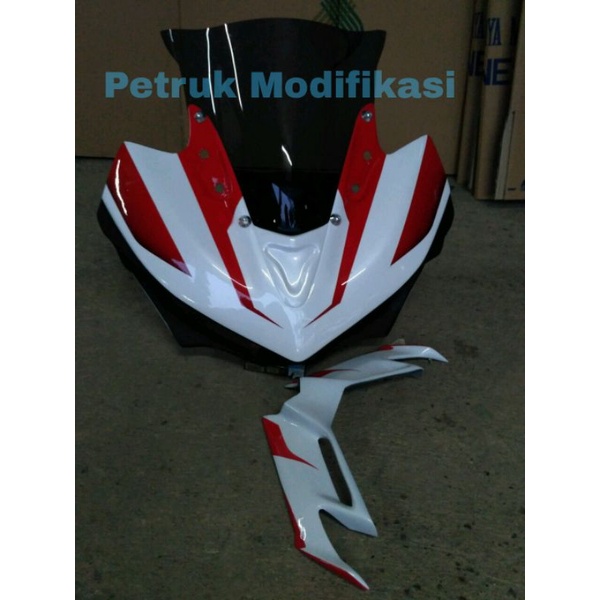 Jual Headlamp + Winglet Buat Yamaha R15 V1/V2 Model Yamaha R25 | Shopee ...