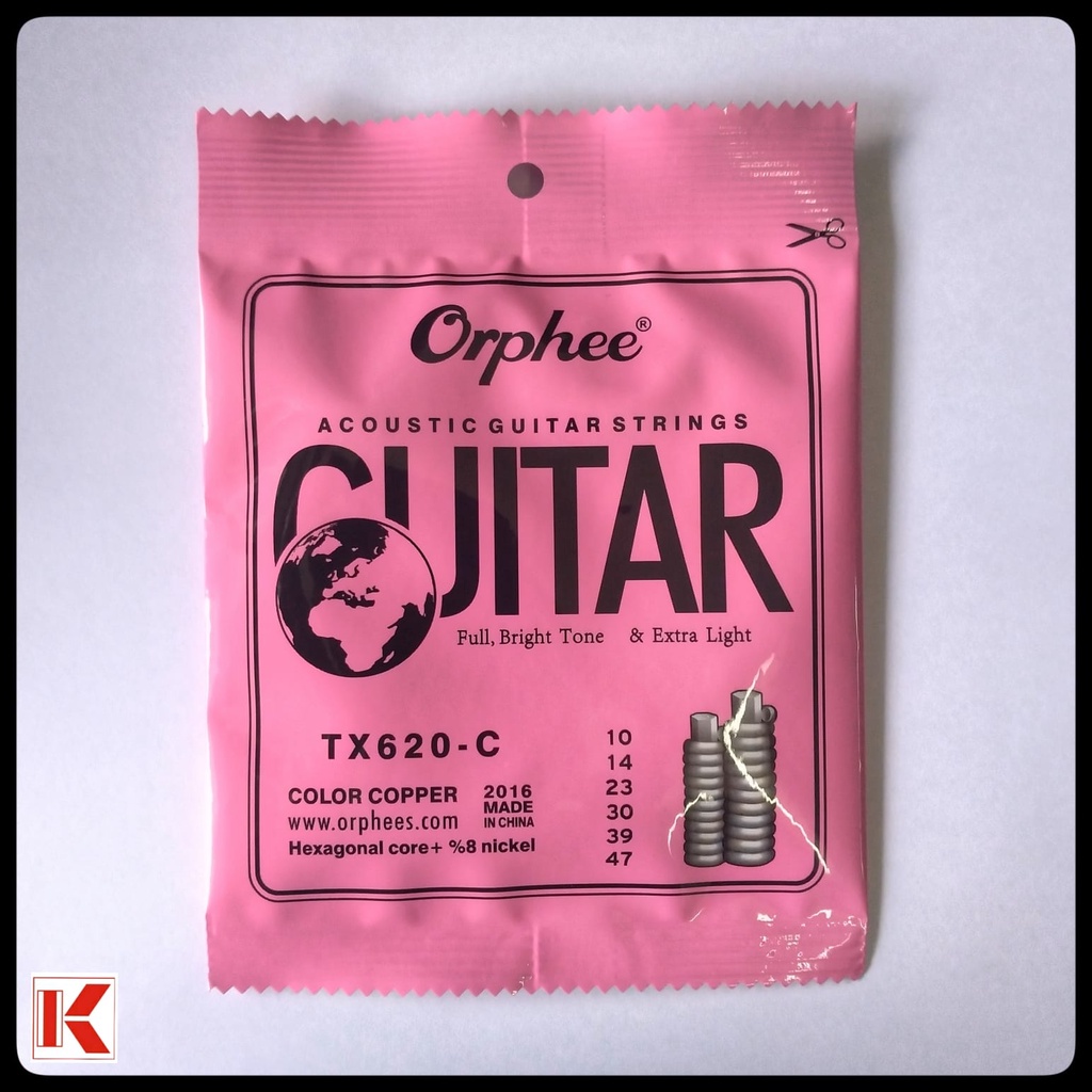 Jual Senar Gitar Akustik Orphee TX620C TX-620C TX 620C | Shopee Indonesia