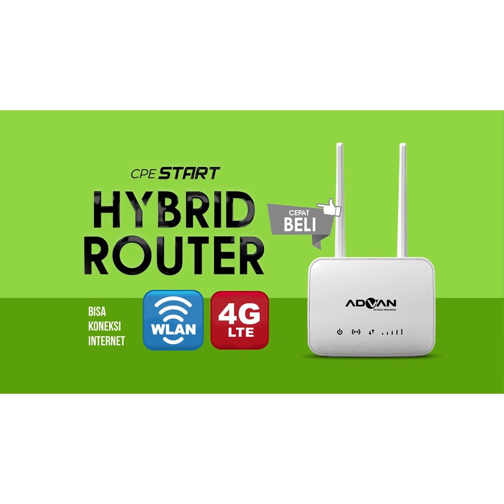 Jual Advan Router Hybrid CPE Start 4G LTE WLAN Modem Wifi Speed 300Mbps ...