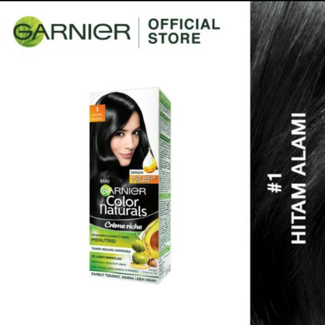 Jual GARNIER COLOR NATURAL BLACK (KEMASAN BOX) | Shopee Indonesia