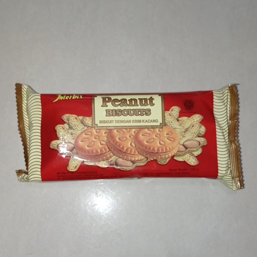 Jual Interbis Biskuit Peanut Kacang | Shopee Indonesia