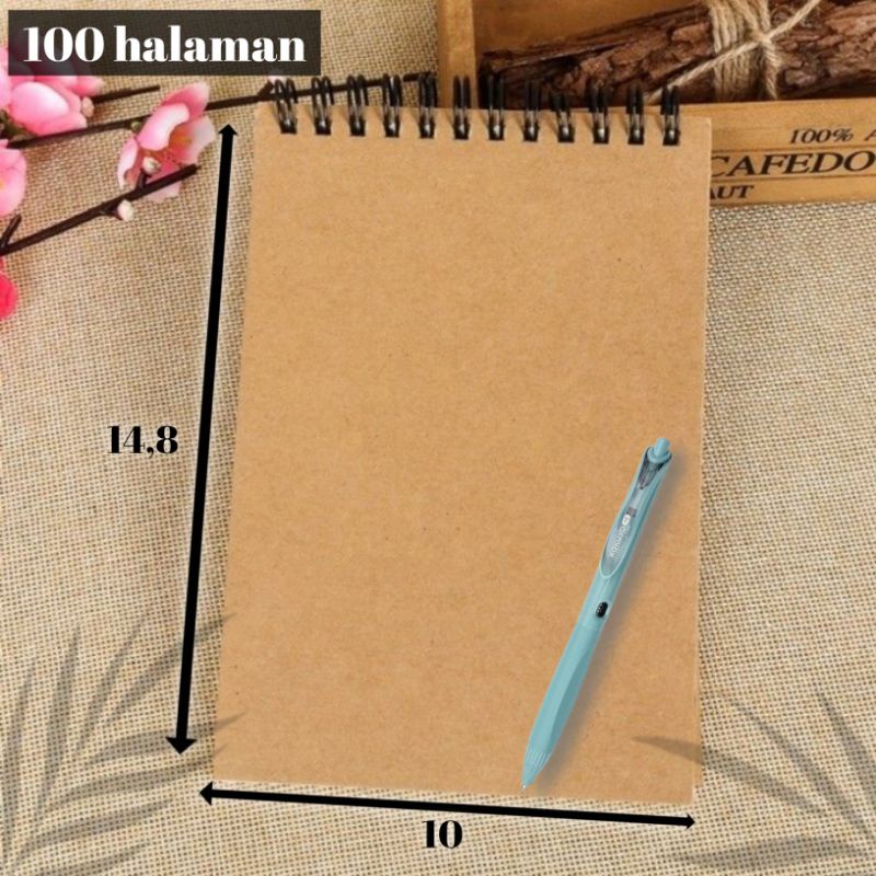 Jual Notebook A6 Book Paper Blank Dotted Grid Line Aesthetic Book ...