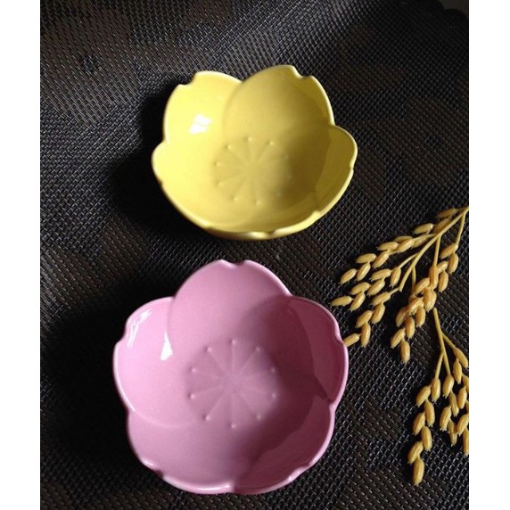 Jual LIMITED MANGKOK SAUS MINI KERAMIK BENTUK BUNGA/BOWL KECIL/MANGKOK ...