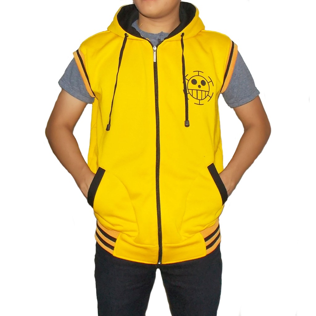 Jual Jaket Trafalgar law kuning - Rompi Hoodie Trafalgar - Jaket ...