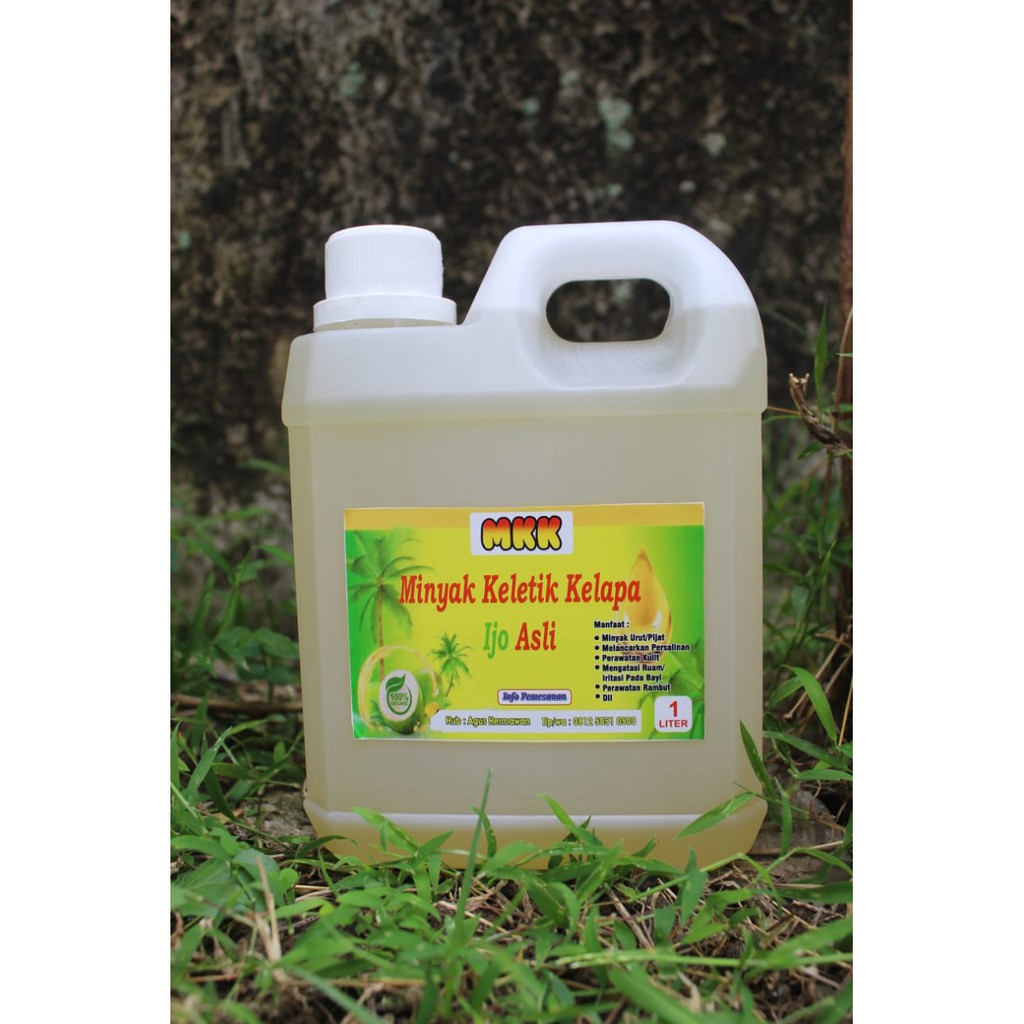 Jual Minyak perwatan rambut minyak kelatik kelapa ijo asli/minyak ...