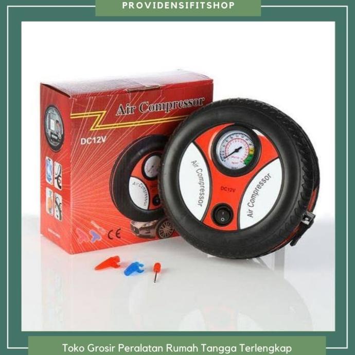 Jual Pompa Ban Portable Alat Isi Angin Ban Mobil Motor Kompresor ...
