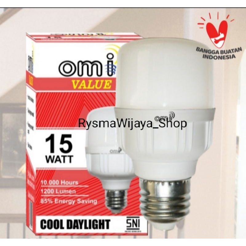 Jual omi lampu LED kapsul original ber SNI 15W | Shopee Indonesia