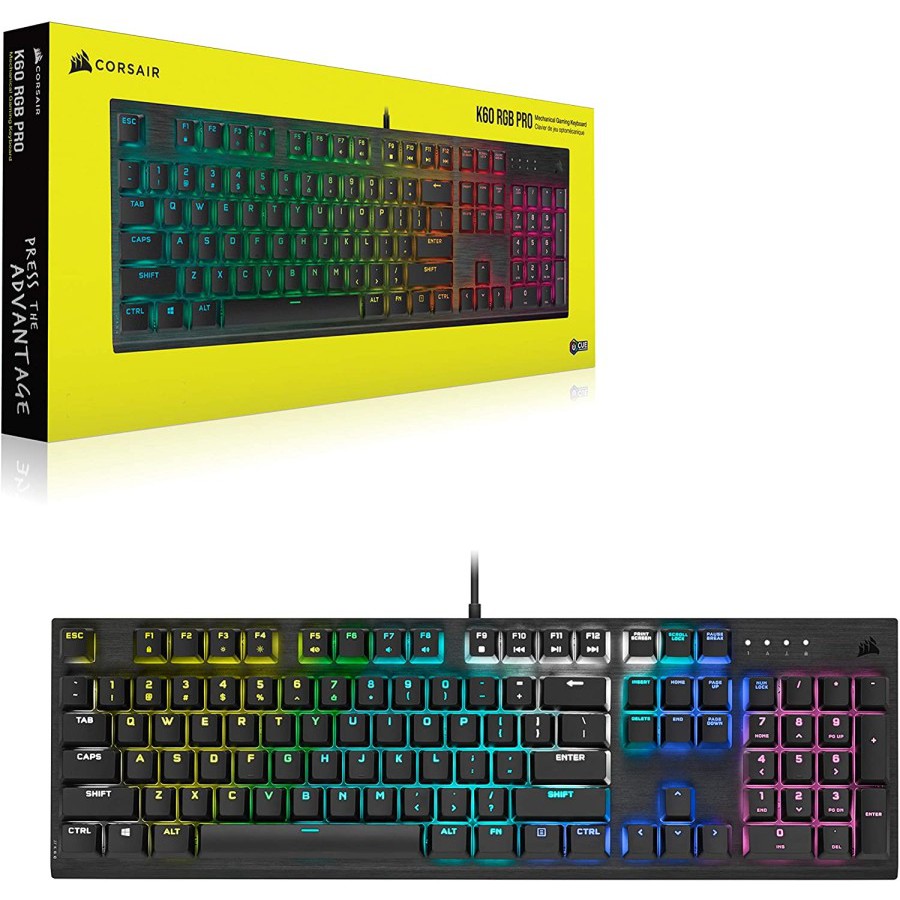 Jual Corsair K60 RGB Pro CherryMX Red | Shopee Indonesia