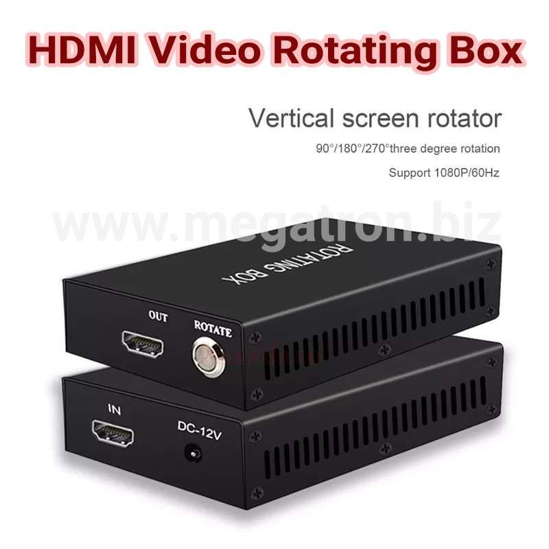 Jual HDMI Video Rotating Box - Putar tampilan TV menjadi Vertikal ...