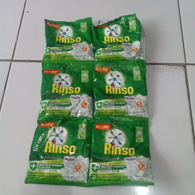 Jual Rinso bubuk 1000an 3 variant 38g (12 sachet) | Shopee Indonesia
