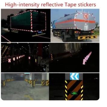 Jual Stiker Reflector Pemantul Cahaya Sticker Reflective Warning Sign ...