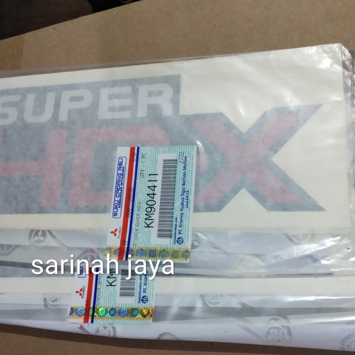 Jual stiker sticker kedok super hdx Mitsubishi canter | Shopee Indonesia